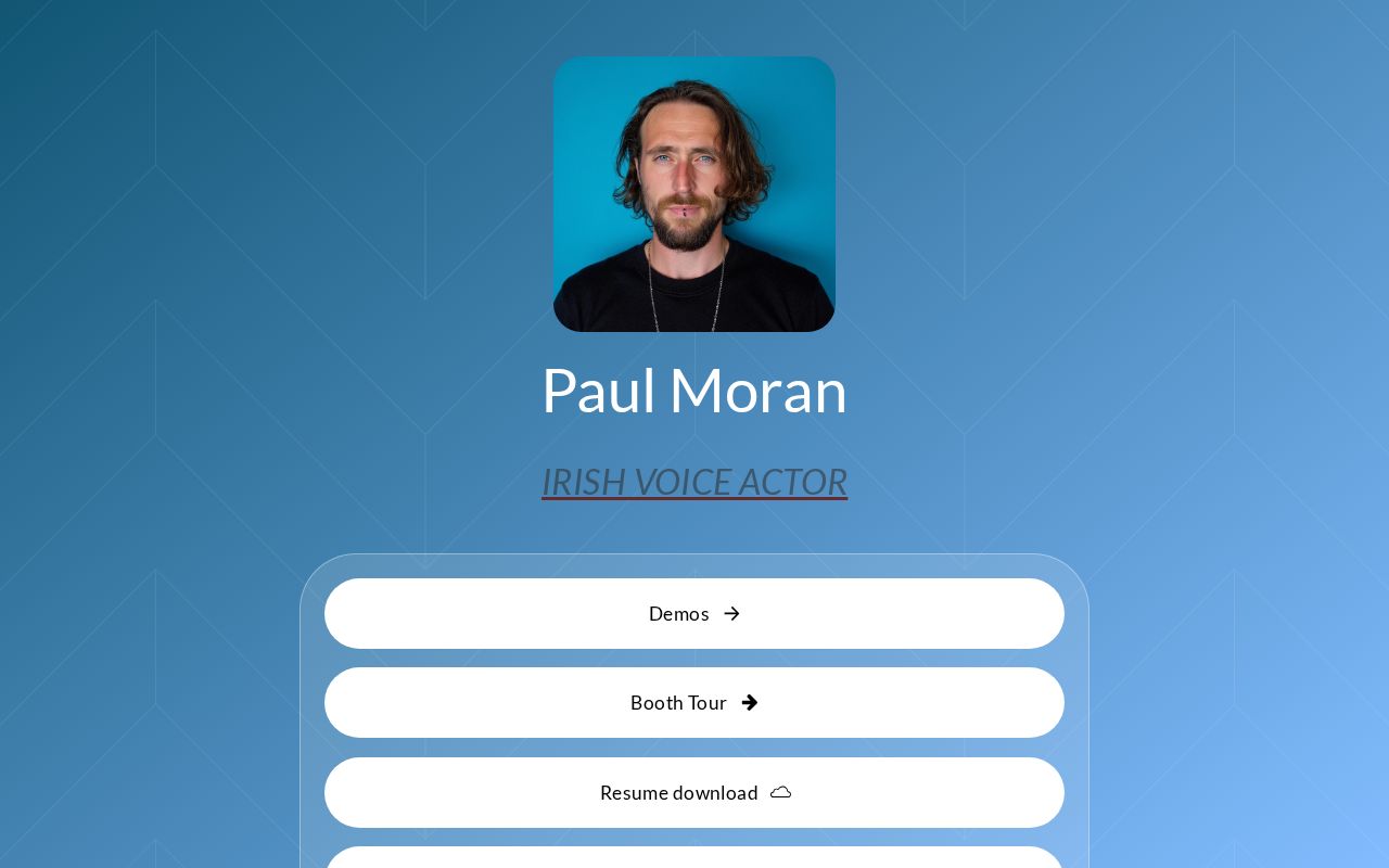 Paul Moran Voice Actor